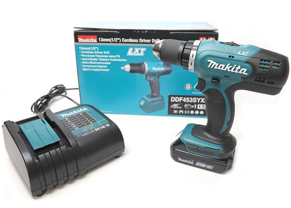 Аккумуляторная дрель-шуруповерт Makita DDF453SYX5 18в, 42Нм (1акк. 1 ...