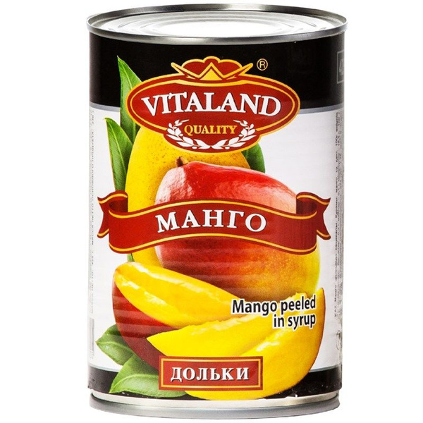Манго Vitaland дольки в сиропе, 425г купить на OZON по низкой цене ...