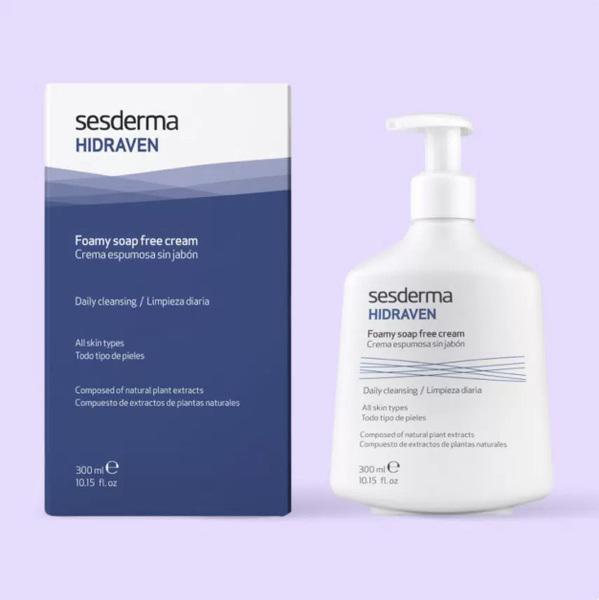 Sesderma HIDRAVEN Крем-пенка для умывания очищающая увлажняющая без ...