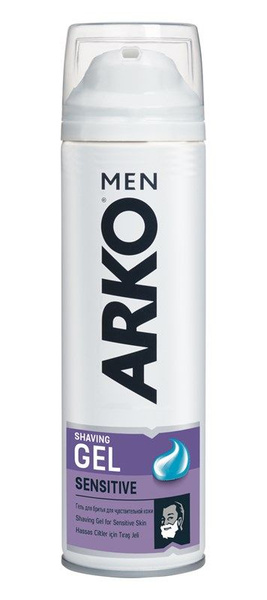 Гель для бритья Arko Men Sensitive, 200мл купить на OZON по низкой цене ...