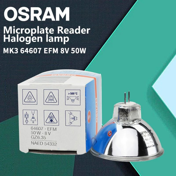 Osram 64607 8V 50W GZ6.35 Лампочка из гало - вольфрама - купить с ...