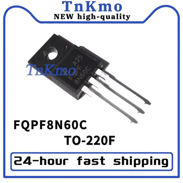10 шт./лот FQPF8N60C TO-220F 8N60C TO220F 8A 600 В Полевой транзистор новая микросхема на складе ...