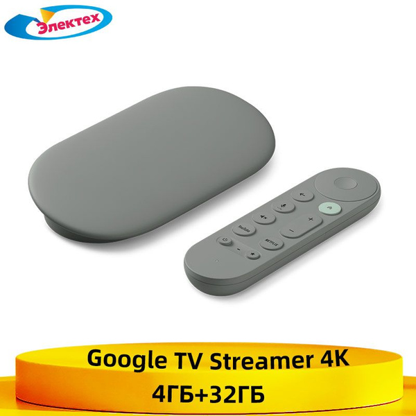 Google TV Streamer 4K Dolby Vision с поддержкой 4K HDR 10+ Android TV OS Bluetooth 5.1 купить на ...