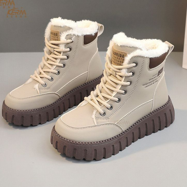 Кроссовки Женский KERNA Натуральная кожа Бег, размер 36 R (средняя) Зима Шнурки Китай купить c ...