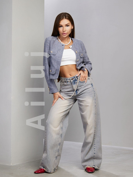 Джинсы Ailuj Базовая коллекция купить на OZON по низкой цене (1677070728)