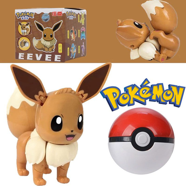 Покебол покемон игрушка, детская пластиковая игрушка,1 штуки, Eevee ...