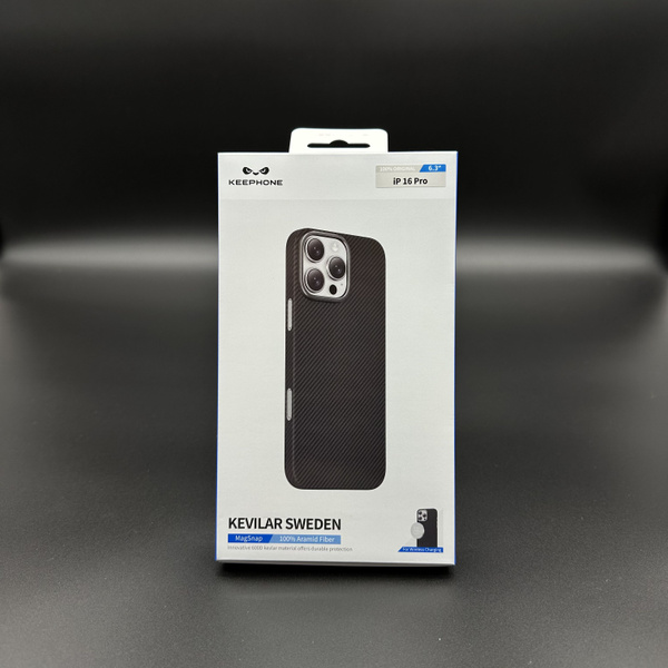 Чехол Keephone MagSafe MagSnap Kevlar/Carbon для iPhone 16 Pro купить ...