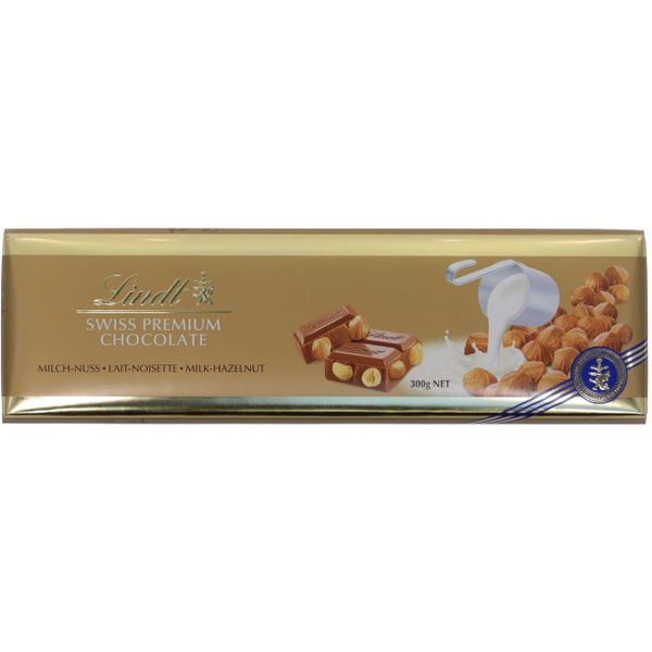 Шоколад Lindt молочный с орехом 300 г купить на OZON по низкой цене ...