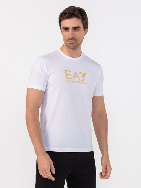 Футболка EA7, размер 56, 58, цвет белый, Хлопок 100% - купить по выгодной цене в интернет ...