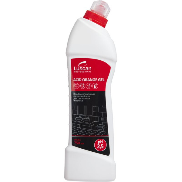 Профхим сантех кисл гель д/очист. фаянса Luscan Prof/Acid Orange GEL, 0,75л купить на OZON по ...