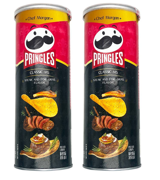 Чипсы Pringles Classic M5 steak and foie gras / Стейк и Фуа-гра, 2 шт ...