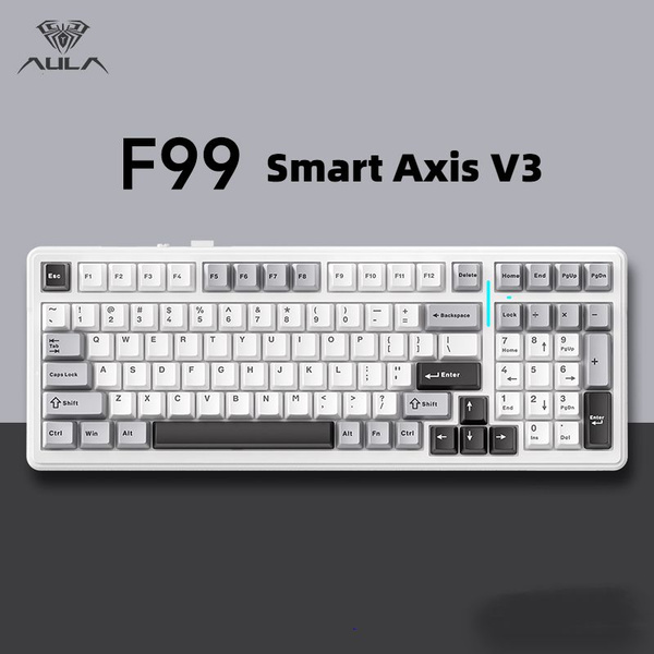 Характеристики Игровая клавиатура AULA F99Pro C, серый подробное описание товара. Интернет ...