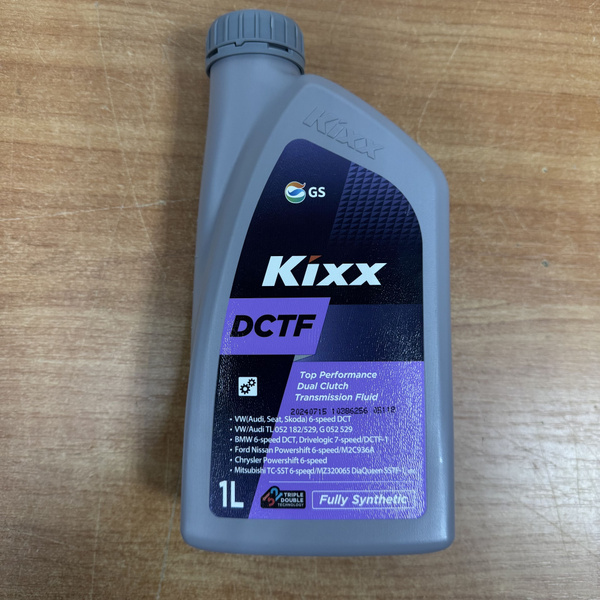 Трансмиссионная жидкость Kixx DCTF /1л синт. купить c доставкой на OZON ...