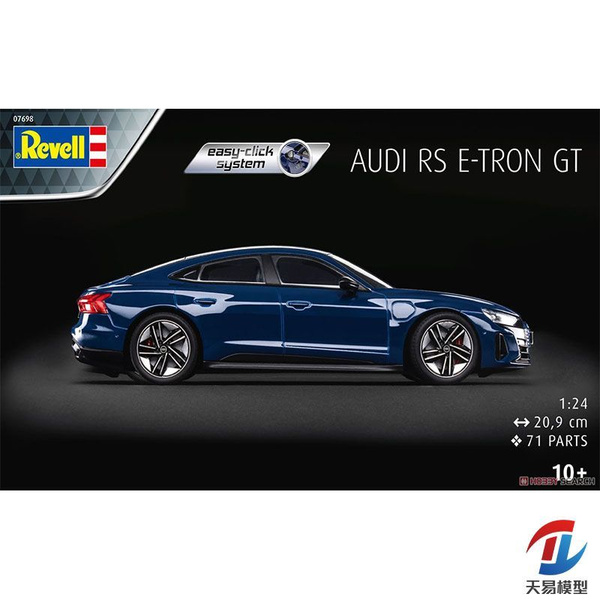 Сборная модель Машинка Revell-07698 1/24 Audi RS E-tron GT sports car ...