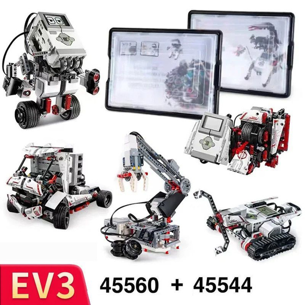 Развивающий конструктор EV3,Базовый набор 45544 + Ресурный набор 45560 ...