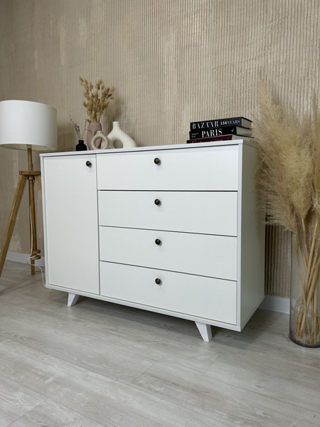 Комод KOKORO-Mebel Комод_meb8_МЕБЕЛЬНОВ, 120x45x90 см, 4 ящ. купить c ...