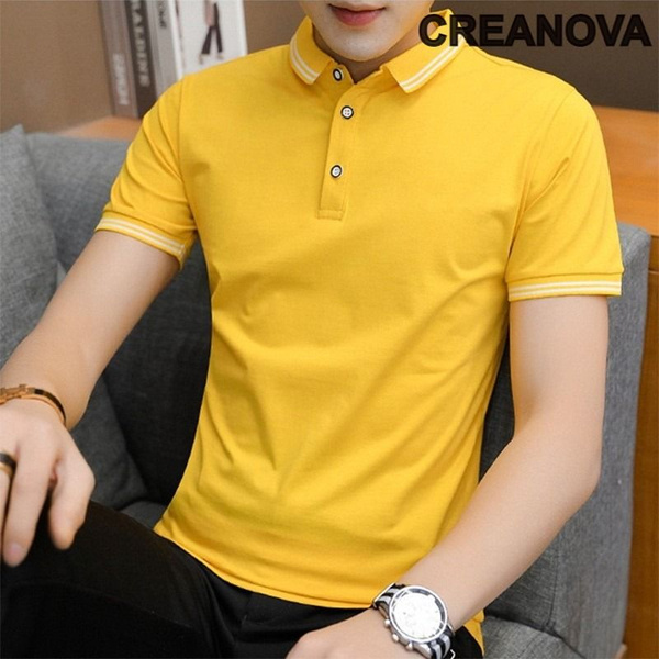 Поло Мужской CREANOVA белый Короткий, размер 50 Политекс Повседневный Китай купить c доставкой ...