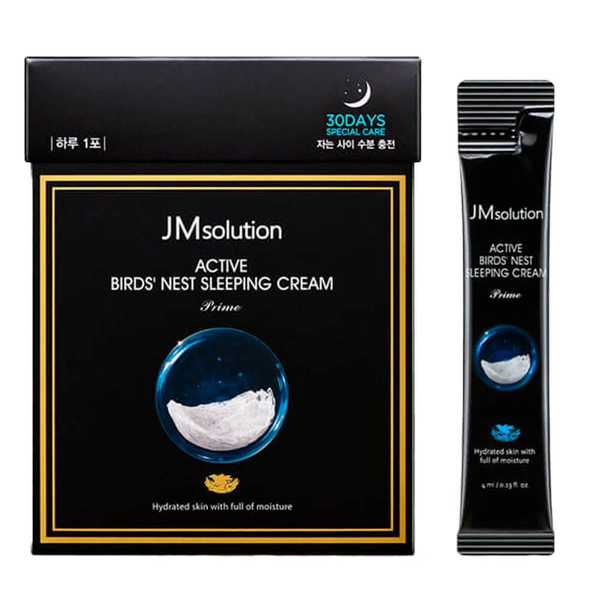 Омолаживающая ночная маска с ласточкиным гнездом JMsolution Active Bird Nest Sleeping Cream ...