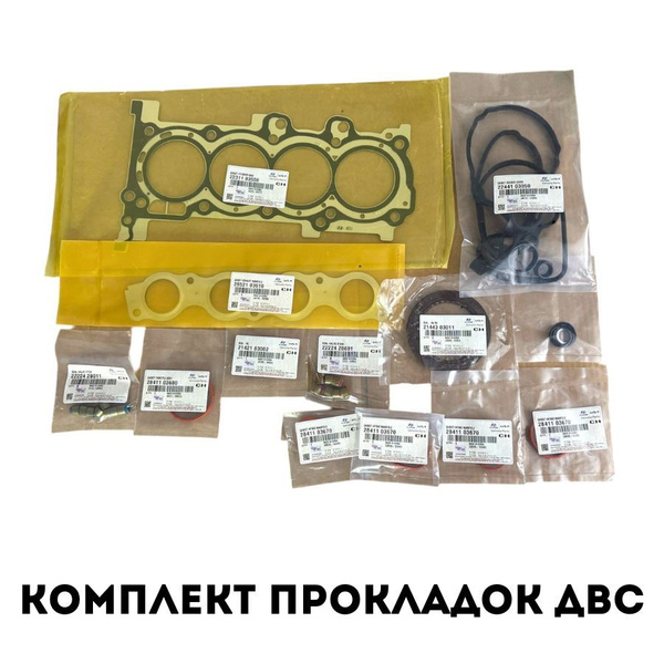 2091003U00 Комплект прокладок двигателя Solaris 2010 - 2017, G4FA, G4LC ...