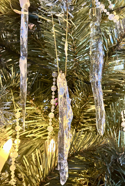 Новогодняя игрушка на елку сосулька купить c доставкой на OZON по ...