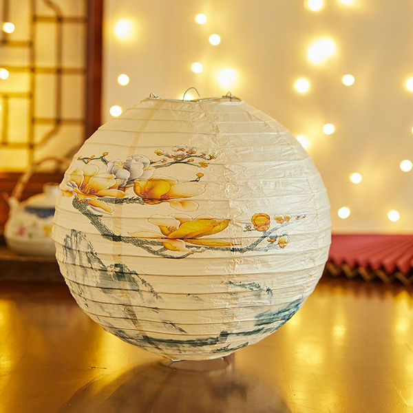 Характеристики 6 штук 30cm китайские новогодние красные бумажные ...