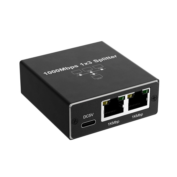 Активный разветвитель сетевого кабеля RJ-45 GSMIN RA-05 сплиттер (1 ...