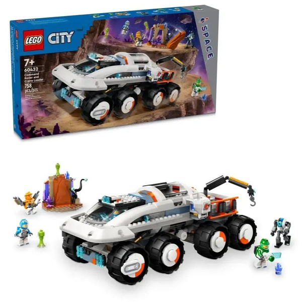 Новый LEGO City 60432 Command Rover and Crane Loader купить на OZON по ...