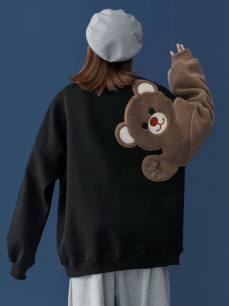 Свитшот Женский NIPLESS Рюши глубокий черный Зиплок Softshell, размер 50 удлиненный Длинный ...