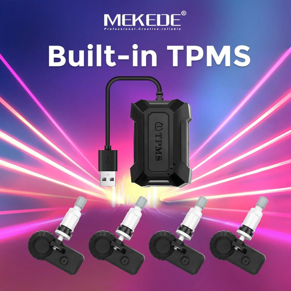 Характеристики Система контроля давления в шинах TPMS Mekede (Внутри ...