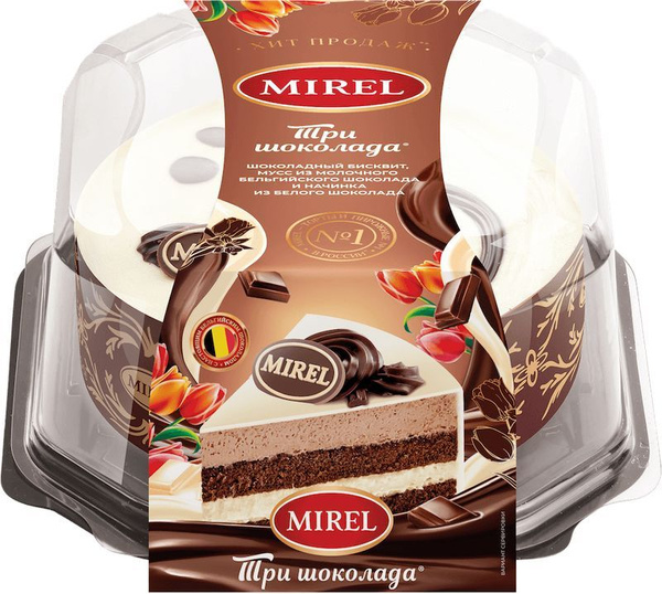 Торт Mirel Три Шоколада 750г купить на OZON по низкой цене (1866725701)