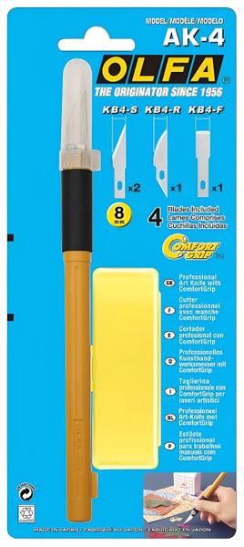 Перовой нож OLFA с профильными лезвиями 6 мм, 4 шт (OL-AK-4) купить на OZON по низкой цене ...