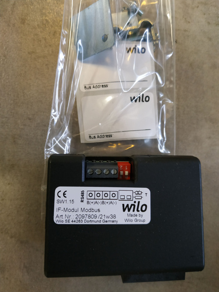 Насосный модуль Wilo IF-Modul Modbus, 2097809 купить на OZON по низкой цене (1855415197)