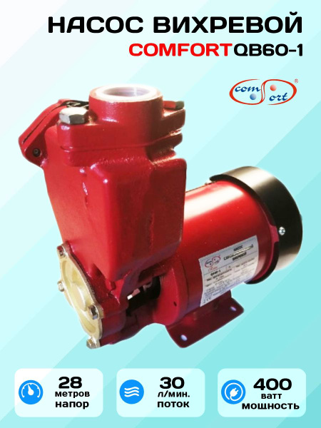 Садовый насос COMFORT QB60-1, 220 л/мин купить c доставкой на OZON по ...