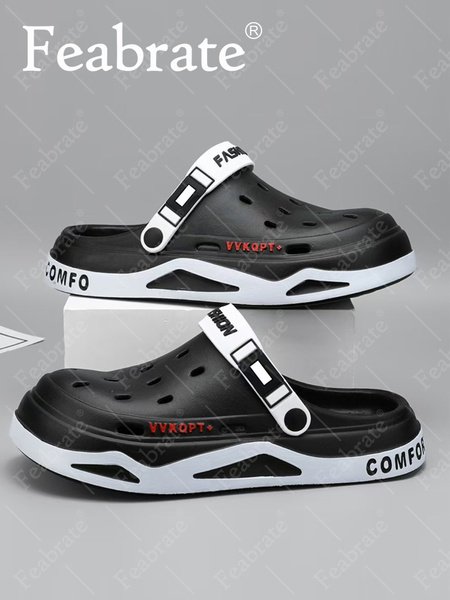 Сабо Мужской Feabrate EVA, размер 42, 43 Круглый нос, Водоотталкивающая пропитка Без каблука ...