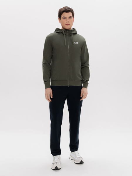 Комплект одежды Мужской EA7 Повседневный зеленый, синий, размер 48, 50 Хлопок Камбоджа На любой ...