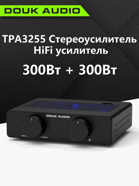 Douk Audio A5 TPA3255 Стереоакустический усилитель HiFi Аудиоусилитель ...