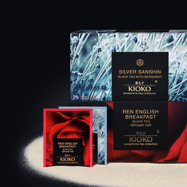 Набор черного чая KIOKO Silver Sanshin 25/2г + KIOKO Ren English Breakfast 25/2,2г купить на ...