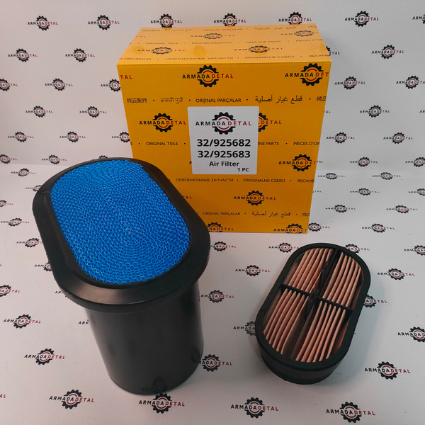 Комплект фильтров JCB 3CX 4CX DIESELMAX воздушный внешний и внутренний ...