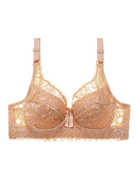Бюстгальтер Женский бралетт, на косточках, размер 95C, 95B светло-коричневый Нейлон Китай ...