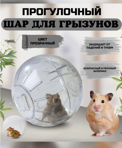 Прогулочный шар для хомяков и грызунов купить на OZON по низкой цене ...