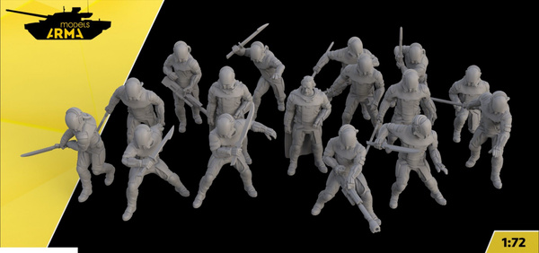 Миниатюра Arma Models AM72672 Набор фигурок DUNE Сардаукары 16шт Масштаб 1:72 купить на OZON по ...