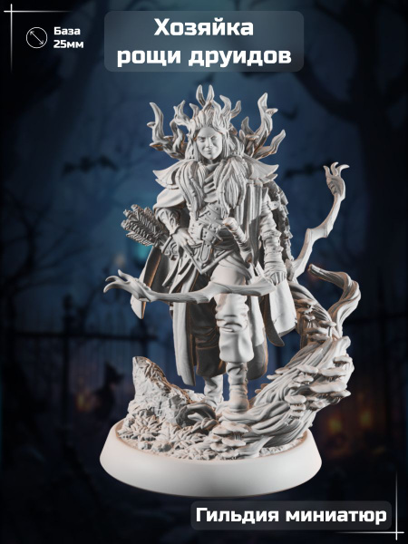 Вопросы и ответы о Хозяйка рощи Друидов. Миниатюра DnD – OZON (1975873372)