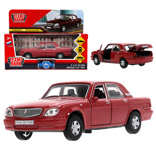 Машина металлическая Технопарк ГАЗ-31105 Волга 3110-12-RD купить на OZON по низкой цене (1980275439)