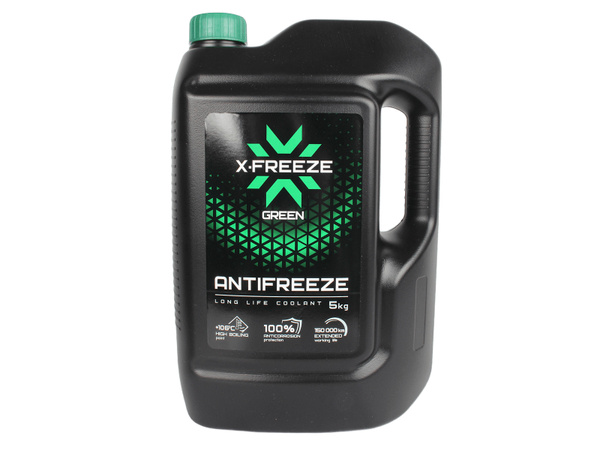 Антифриз X-FREEZE GREEN 5кг купить на OZON по низкой цене (2039048413)