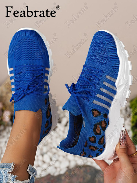 Кроссовки Женский Feabrate Breathable Бег, размер 40 R (средняя) Лето Шнурки купить c доставкой ...