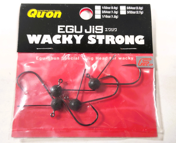 Джиг головки JACKSON Egu Jig Wacky STRONG (4 шт / 1.3гр вольфрам ...