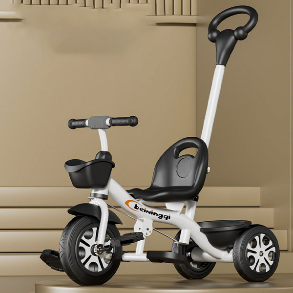 Велосипед детский трехколесный с родительской ручкой Rant basic Dandy RB252, White купить на ...