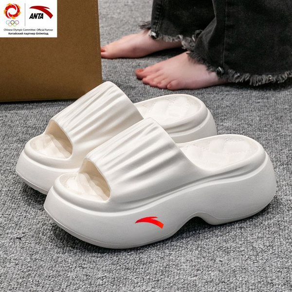 Босоножки Женский Anta Платформа EVA, размер 36, 37 Круглый нос, Толстая подошва Лето Китай Без ...