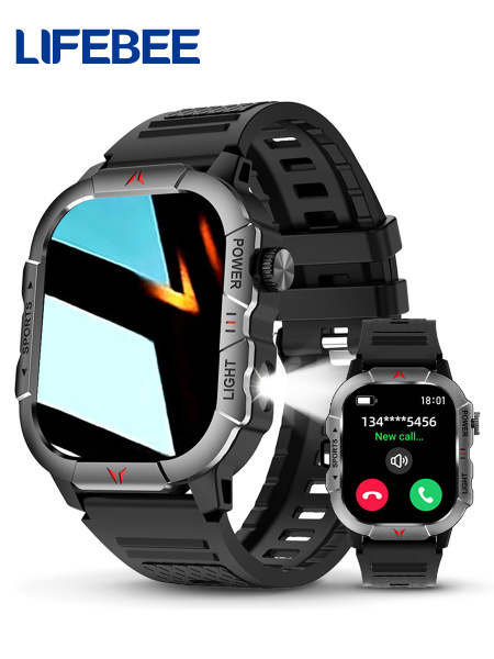 Умные часы LifeBee X31, черные, 2,01 дюйма, 320 мАч купить на OZON по низкой цене (1892848767)