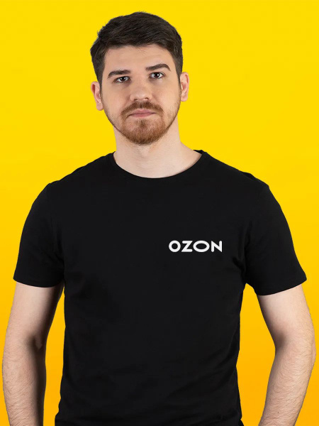 Футболка Женский, Мужской черный Короткий, размер 48 Хлопок Логотип, Надписи Китай купить c ...